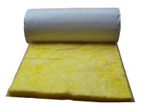 China Flexible Fiber Glass Wool Blanket Insulation 10-48 kg/m³ Density with 0.035 W/(m·K) Thermal Conductivity for sale
