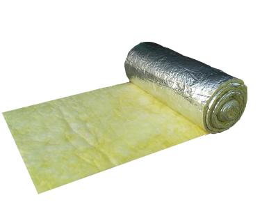 China FSK Glass Wool Blanket Insulation 10-48 kg/m³ Density with 0.035 W/(m·K) Thermal Conductivity for Sound Proofing for sale