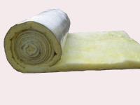 China Yellow Glass Wool Thermal Insulation Blanket with Aluminum Foil - 10-48 kg/m³ Density, 25-150mm Thickness for HVAC Systems for sale