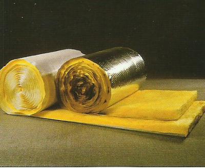 China Aluminum Foil Glass Wool Blanket Fire Insulation for Metal Buildings - 0.035-0.04 W/m·K Thermal Conductivity, 24 kg/m³ Density for sale