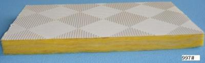 China Glass Wool Ceiling Tiles 48-80 kg/m³ Density with 0.032 W/m·K Thermal Conductivity for Noise Reduction and Fire Resistance for sale