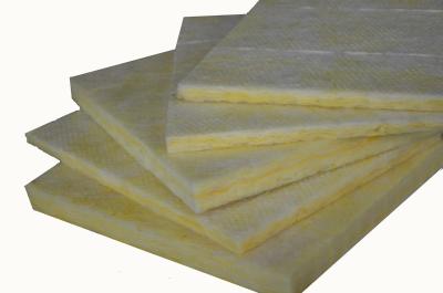 China Glass Wool Thermal Insulation Boards 24-96 kg/m³ Density with 0.032-0.035 W/m·K Thermal Conductivity for Walls and Ducts for sale