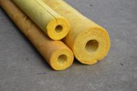 China 96 kg/m³ Glass Wool Pipe Insulation - 450°C Temperature Range, 0.032 W/(m·k) Thermal Conductivity for sale