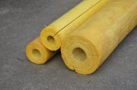 China High Temperature Glass Wool Pipe Insulation - 450°C Rating, 64-96kg/m³ Density, Multiple Thickness Options for sale