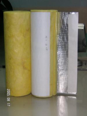 China Aluminum Cladding Glass Wool Pipe Insulation 1000mm Length with 450°C Temperature Rating for sale