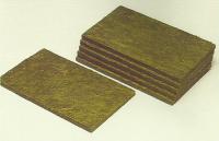 China Stonewool Dark Board Fire Insulation - 1200mm Length, 50mm/100mm Thickness, 110-128kg/m³ Density for sale