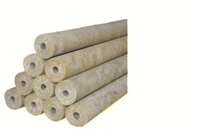 China High Temperature Stonewool Pipe Insulation - 120-150kg/m³ Density, -269°C to 850°C Range for sale