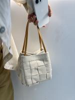 China Denim Canvas Woven Basket Tote Bag women's fashion handbag crossbody bag shoulder bag Denim Bag Canvas Bag for sale