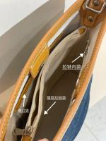 China Custom Washed Canvas Denim Bucket Bag women's fashion handbag Tote Bag Shoulder Bag Bucket Bag Canvas Bag Denim Bag for sale