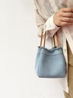 China Denim Canvas Handheld Bucket Bag & Small Square Basket Bag shoulder bag crossbody bag handbag Clutch women's fashion bag for sale