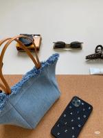 China Denim Canvas Handheld Bucket Bag & Small Square Basket Bag shoulder bag crossbody bag handbag Clutch women's fashion bag for sale
