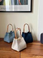 China Denim Canvas Handheld Bucket Bag & Small Square Basket Bag shoulder bag crossbody bag handbag Clutch women's fashion bag for sale
