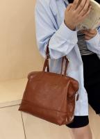 China Top-Grain Oil-Waxed Cowhide Handbag large capacity genuine leather shoulder bag handbag Tote Bag  genuine leather women's Work Bag fashion bag for sale