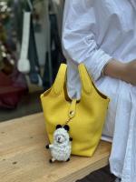 China Top-Grain Full-Grain Cowhide genuine leather Basket Tote Bag (with Inner Pouch) shoulder bag crossbody bag handbag Tote Bag Women's leather bag Handbag for sale