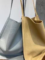 China Minimalist Bag Top Grain Cowhide Natural Crash genuine leather Casual Tote Bag Large Capacity Shoulder Bag Diaper Bag Unisex leather Tote bag for sale