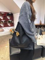 China Minimalist Bag Top Grain Cowhide Natural Crash genuine leather Casual Tote Bag Large Capacity Shoulder Bag Diaper Bag Unisex leather Tote bag for sale