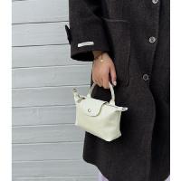 China Top-Grain Oil-Waxed Cowhide genuine leather Small Dumpling Bag women's fashion Handbag Crossbody Bag Clutch Shoulder Bag Waist Bag for sale