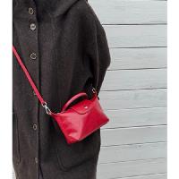 China Top-Grain Oil-Waxed Cowhide genuine leather Small Dumpling Bag women's fashion Handbag Crossbody Bag Clutch Shoulder Bag Waist Bag for sale