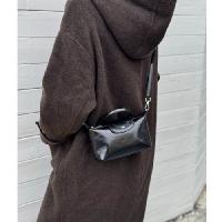China Top-Grain Oil-Waxed Cowhide genuine leather Small Dumpling Bag women's fashion Handbag Crossbody Bag Clutch Shoulder Bag Waist Bag for sale
