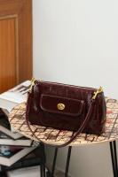 China Vintage Bag Top-grain Full-grain Cowhide genuine leather shoulder bag Crossbody Bag Work Bag underarm bag women's fashion bag Wholesale for sale