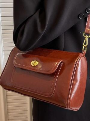China Vintage Bag Top-grain Full-grain Cowhide genuine leather shoulder bag Crossbody Bag Work Bag underarm bag women's fashion bag Wholesale for sale