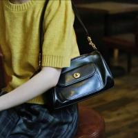 China Vintage Bag Top-grain Full-grain Cowhide genuine leather shoulder bag Crossbody Bag Work Bag underarm bag women's fashion bag Wholesale for sale