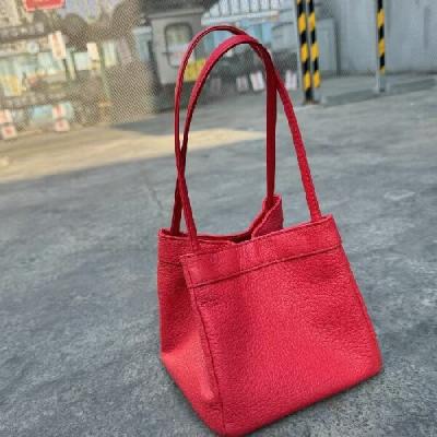 China Sheepskin genuine leather bag Small Square Bag mini Handbag Crossbody Bag Shoulder Bag Basket bag women's fashion  Evening Bag China factory wholesale for sale
