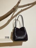 China Minimalist Bag Sheepskin Woven genuine leather Small Square Bag Handbag Crossbody Bag Shoulder Bag Bucket Bag Basket bag China factory wholesale for sale