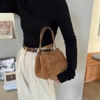 China Women's Lamb Fur Small Square Bag genuine leather bag Handbag Crossbody Bag Shoulder Bag Waist Bag Basket bag Evening Bag China factory wholesale for sale