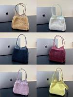 China Women's Lamb Fur Small Square Bag genuine leather bag Handbag Crossbody Bag Shoulder Bag Waist Bag Basket bag Evening Bag China factory wholesale for sale