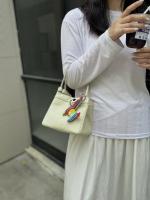 China Top-Grain Cowhide Hand-Grabbed Texture Basket Style  Small Square Bag genuine leather bag Handbag Crossbody Bag Shoulder Bag Women's Handbag China supplier for sale