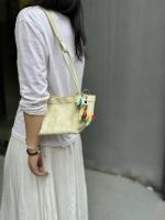 China Top-Grain Cowhide Hand-Grabbed Texture Basket Style  Small Square Bag genuine leather bag Handbag Crossbody Bag Shoulder Bag Women's Handbag China supplier for sale