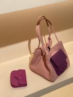 China Top-Grain Full-Grain Cowhide Pocket Bag women's mini genuine leather shoulder bag Crossbody Bag Bucket Bag Basket bag China factory wholesale for sale