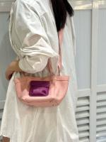 China Top-Grain Full-Grain Cowhide Pocket Bag women's mini genuine leather shoulder bag Crossbody Bag Bucket Bag Basket bag China factory wholesale for sale