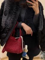 China Imported Fragrant Princess Frosted Cowhide Small Square Bag women's fashion mini genuine leather handbag Crossbody Bag Shoulder Bag Basket bag  China factory wholesale for sale
