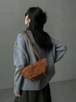 China Imported Fragrant Princess Frosted Cowhide Small Square Bag women's fashion mini genuine leather handbag Crossbody Bag Shoulder Bag Basket bag  China factory wholesale for sale