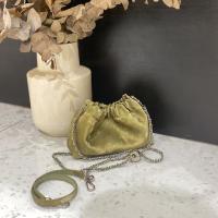 China Vintage Bag Velvet-Satin Cowhide Small Gold Ball genuine leather Shoulder bag Crossbody Bag  Evening Bag  Fashion Bags for Women China factory wholesale for sale