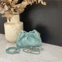 China Vintage Bag Velvet-Satin Cowhide Small Gold Ball genuine leather Shoulder bag Crossbody Bag  Evening Bag  Fashion Bags for Women China factory wholesale for sale