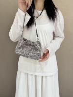 China Top-grain Cowhide Small Gold Balls Woven Shoulder & Crossbody Bag women's fashion bag China factory wholesale for sale