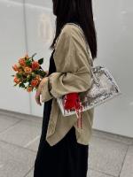 China Women's genuine leather bag Top-Grain Oil-Waxed Cowhide Large Capacity Tote Shoulder Bag underarm bag Minimalist Bag China factory wholesale for sale
