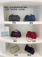 China Women's genuine leather bag Vintage Bag Top Grain Oil-Waxed Cowhide Folded Edge Boston Bag Shoulder Bag underarm bag China factory wholesale for sale