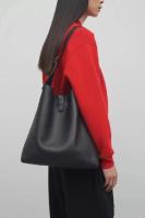 China Genuine leather Shoulder bag Top-Grain Full-Grain Cowhide Large Capacity Bucket Tote Bag women's Minimalist Bag Travel Bag underarm Diaper Bag China supplier wholesale for sale