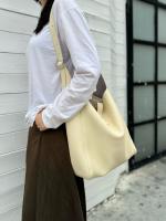 China Genuine leather Shoulder bag Top-Grain Full-Grain Cowhide Large Capacity Bucket Tote Bag women's Minimalist Bag Travel Bag underarm Diaper Bag China supplier wholesale for sale