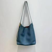 China Women's genuine leather shoulder bag Top-Grain Full-Grain Cowhide Bucket Crossbody Bag Tote bag work bag China factory wholesale for sale