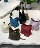 China Women's genuine leather shoulder bag Top-Grain Full-Grain Cowhide Bucket Crossbody Bag Tote bag work bag China factory wholesale for sale