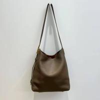 China Women's genuine leather shoulder bag Top-Grain Full-Grain Cowhide Bucket Crossbody Bag Tote bag work bag China factory wholesale for sale