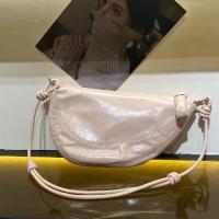China Top-Grain Oil-Waxed Cowhide Cloud-Shaped Dumpling Bag  Fashion Bags for Women genuine leather shoulder bag crossbody bag underarm bag wholesale for sale