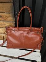 China Top Grain Oil-Waxed Cowhide Large Capacity Tote Handheld Crossbody Bag genuine leather handbag China manufacturer Shoulder crossbody bag Work bag  wholesale for sale