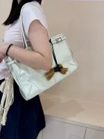 China Top Grain Oil-Waxed Cowhide Large Capacity Tote Handheld Crossbody Bag genuine leather handbag China manufacturer Shoulder crossbody bag Work bag  wholesale for sale