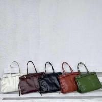 China Top Grain Oil-Waxed Cowhide Large Capacity Tote Handheld Crossbody Bag genuine leather handbag China manufacturer Shoulder crossbody bag Work bag  wholesale for sale